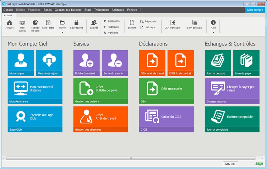 Ciel Paye Evolution: Logiciel de paie et télédéclaration DSN | Ciel